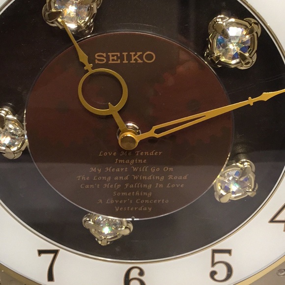 Seiko | Wall Decor | Seiko Melodies In Motion Retired Wall Clock With ...